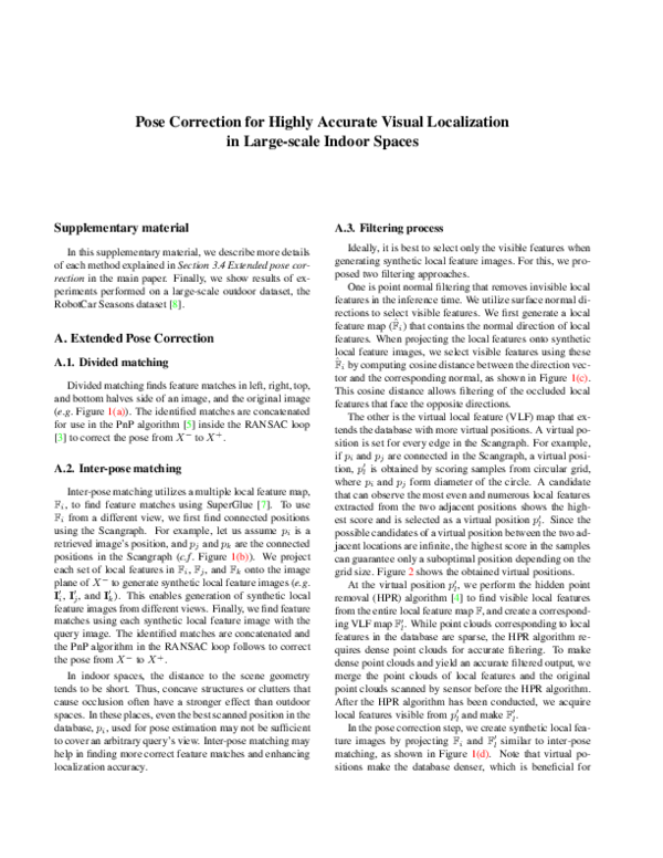 (PDF) Pose Correction for Highly Accurate Visual Localization in Large ...