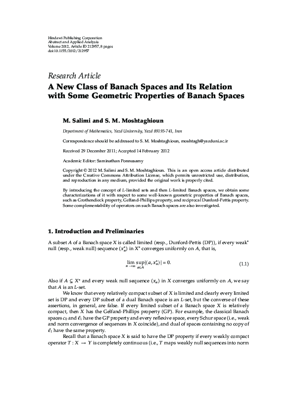 Pdf A New Class Of Banach Spaces And Its Relation With Some Geometric
