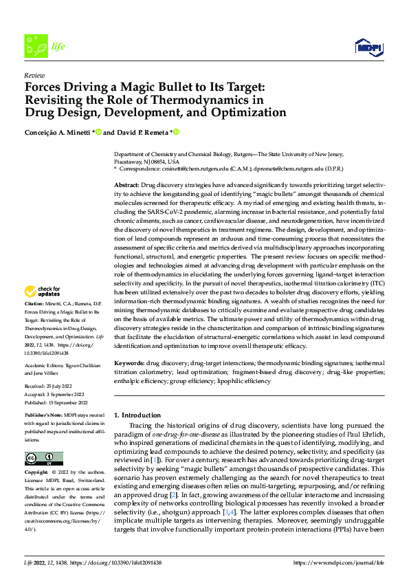 (PDF) Forces Driving a Magic Bullet to Its Target: Revisiting the Role ...