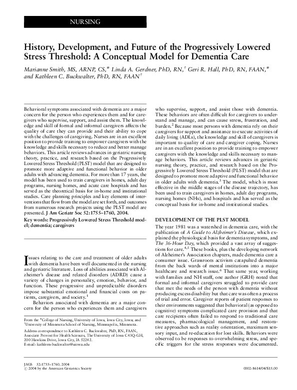 (PDF) History, Development, and Future of the Progressively Lowered ...