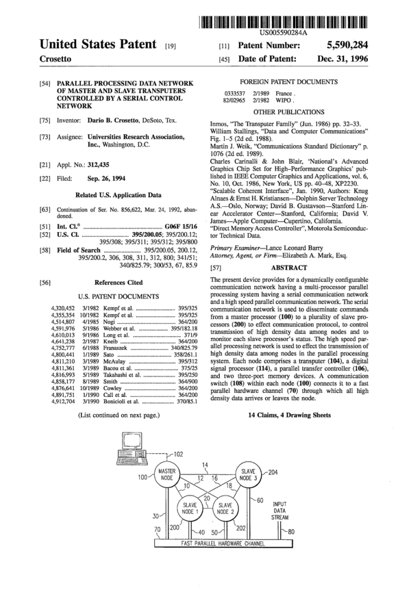 (PDF) Parallel processing data network of master and slave transputers ...