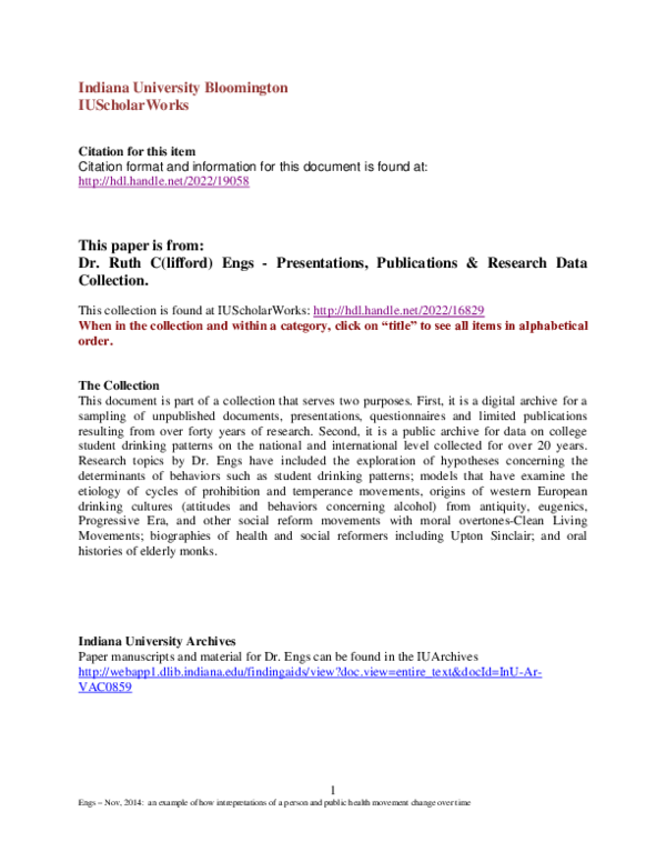 (PDF) Margaret Sanger, Birth Control, and the Eugenics Movements ...