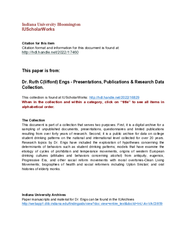 (PDF) Health Concerns over Time: The Apparent Stability