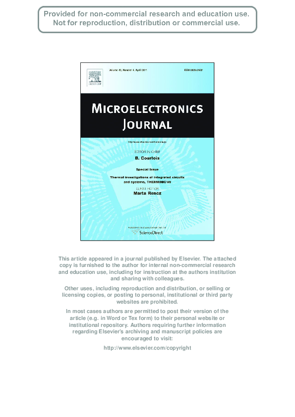 (PDF) Emulation-based transient thermal modeling of 2D/3D systems-on-chip with active cooling