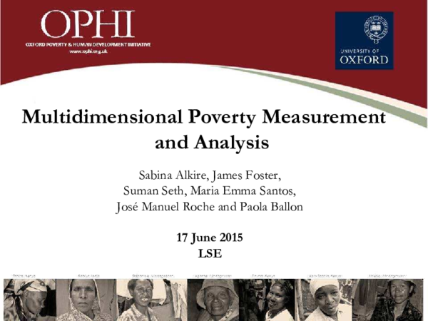 (PDF) Multidimensional Poverty Measurement and Analysis: Chapter 4 ...