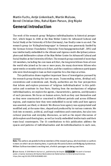 (PDF) General introduction