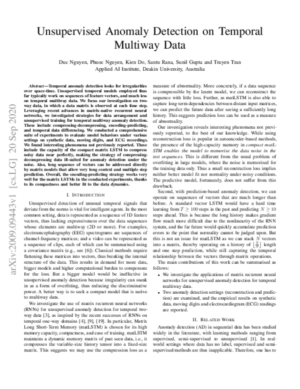 (PDF) Unsupervised Anomaly Detection on Temporal Multiway Data | Kiên Đỗ - Academia.edu