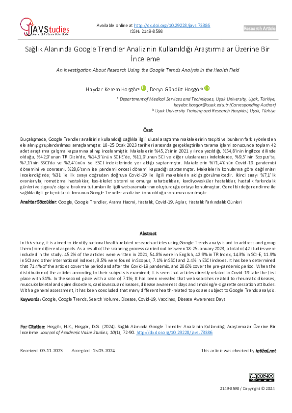 (PDF) Article google trends