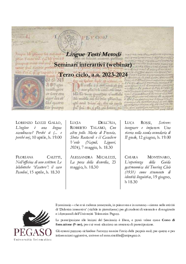 (PDF) Lingue Testi Metodi_III ciclo