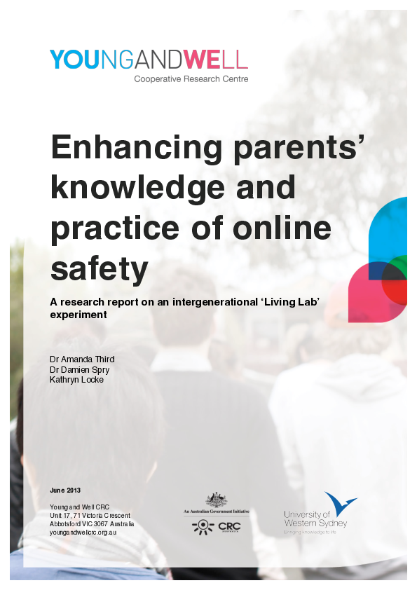 (PDF) Enhancing Parents' Knowledge and Practice of Online Safety: A Research Report on an ...
