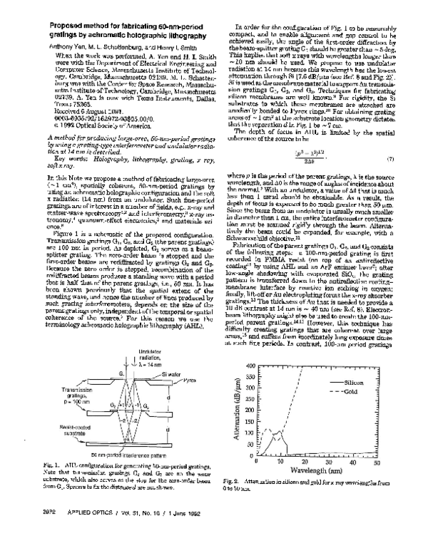 (PDF) Proposed method for fabricating 50-nm-period gratings by ...
