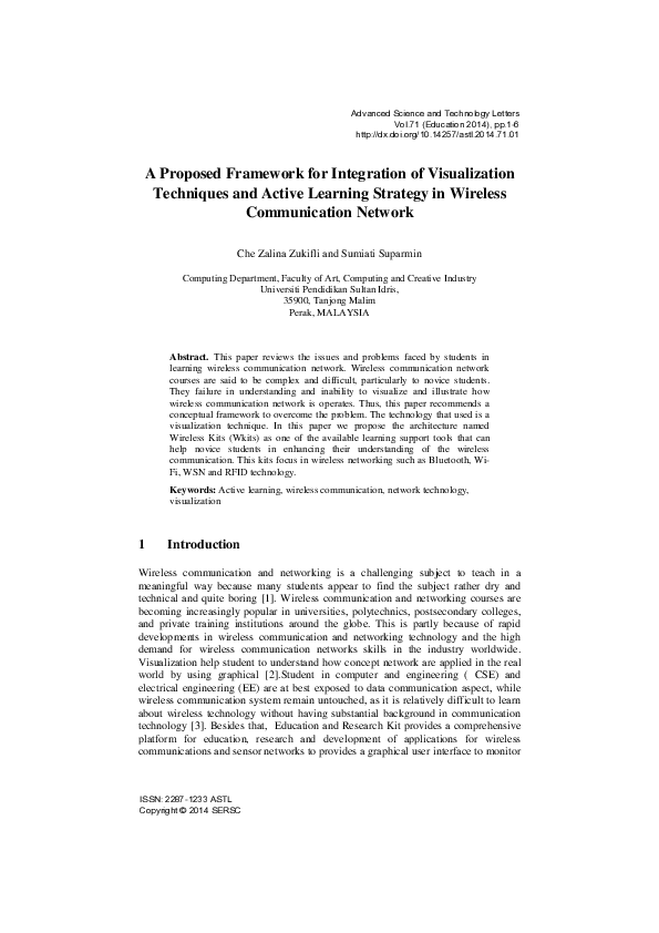(PDF) A Proposed Framework for Integration of Visualization Techniques and Active Learning ...