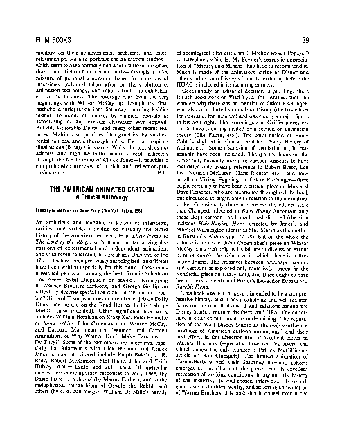 (PDF) The American Animated Cartoon: A Critical Anthology . Gerald ...