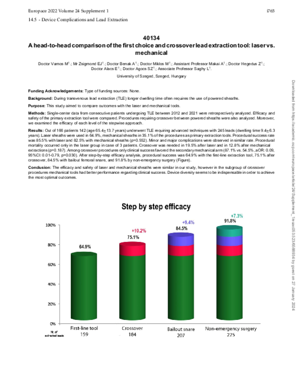 (PDF) A head-to-head comparison of the first choice and crossover lead ...