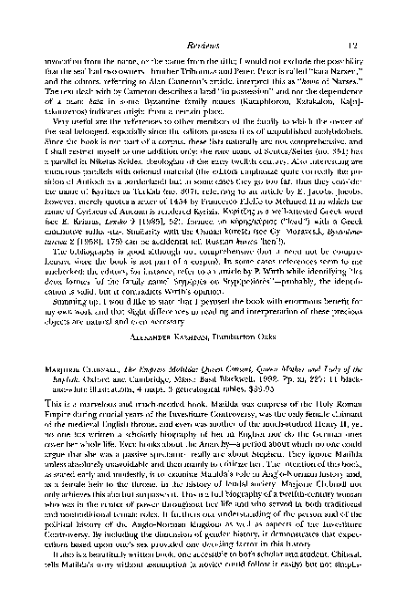 (PDF) The Empress Matilda: Queen Consort, Queen Mother and Lady of the ...