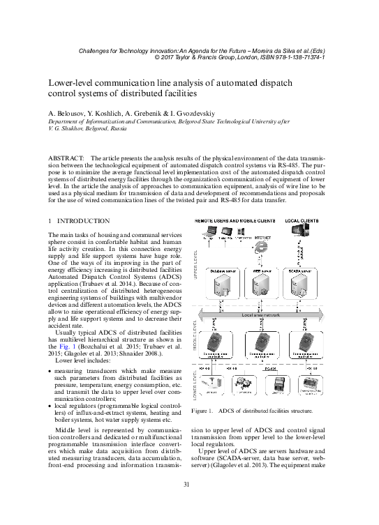(PDF) Lower-level communication line analysis of automated dispatch ...