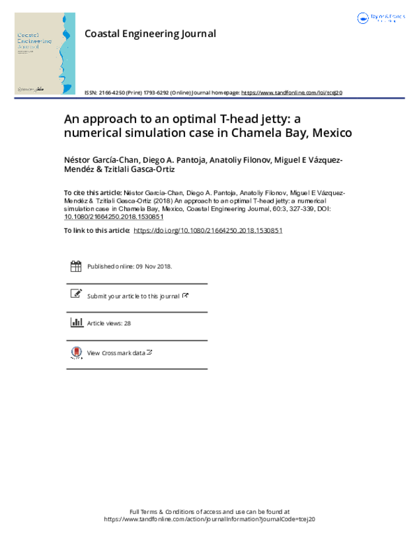 (PDF) An approach to an optimal T-head jetty: a numerical simulation ...