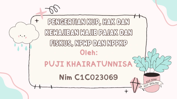 (PDF) PPT Perpajakan 1 - Pengertian KUP, Hak dan Kewajiban Wajib Pajak ...