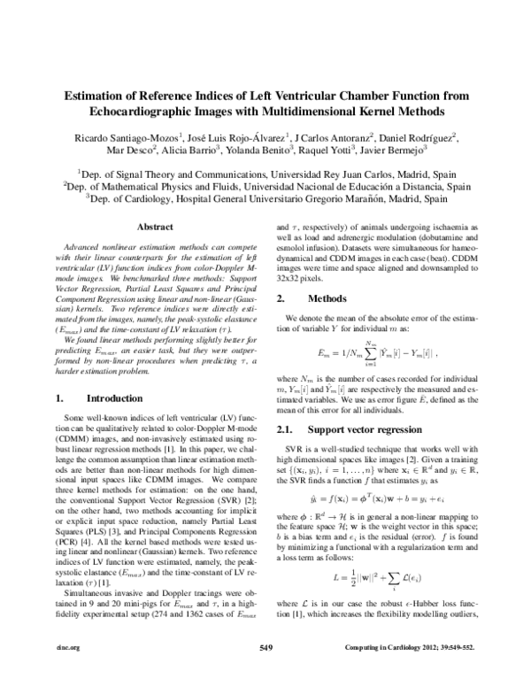 (PDF) Estimation of reference indices of left ventricular chamber function from ...