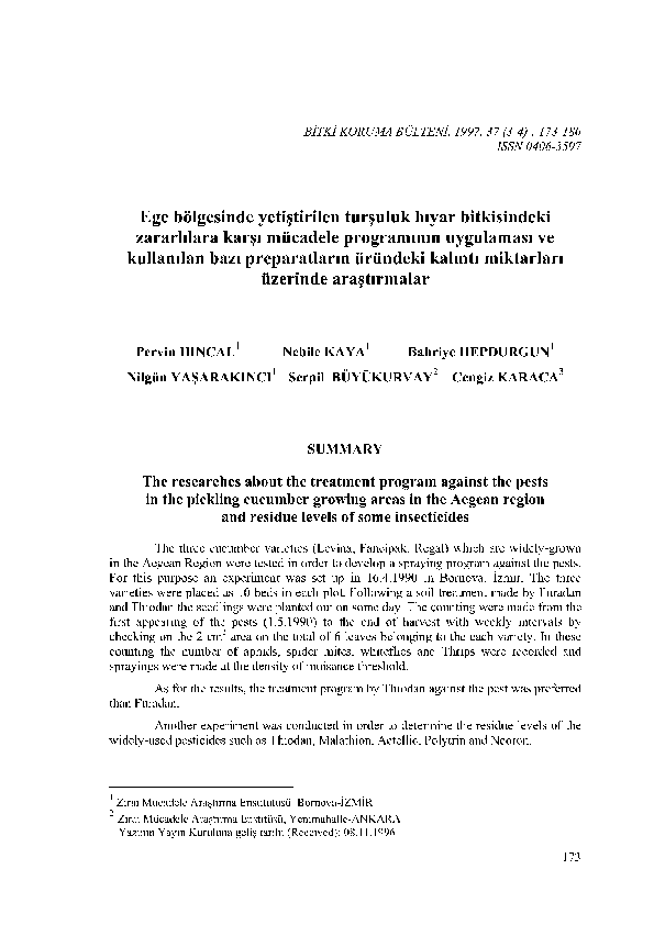 (PDF) The researches about the treatment program against the pests in ...