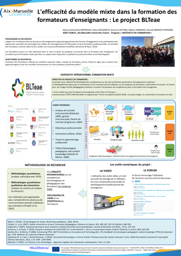 (PDF) L'efficacité du modèle mixte dans la formation des formateurs d ...