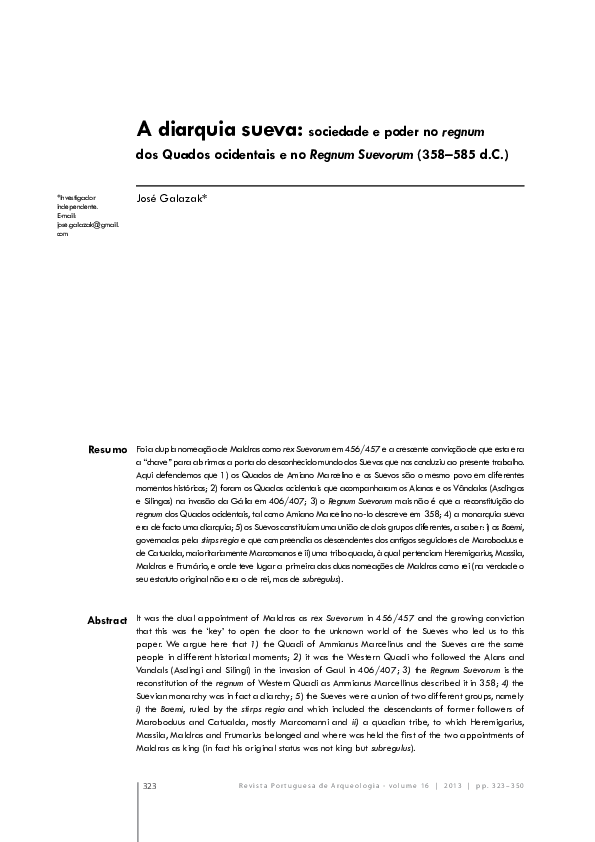 (PDF) A diarquia sueva: sociedade e poder no regnum dos Quados ...