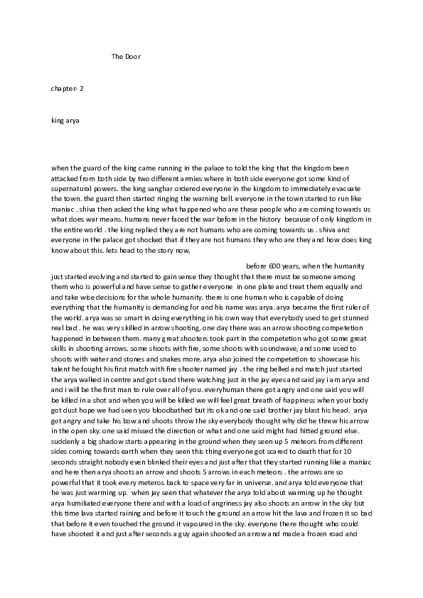 (PDF) The Door Chap 2