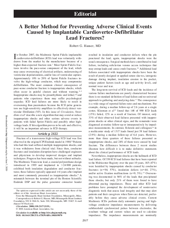 (PDF) A Better Method for Preventing Adverse Clinical Events Caused by ...