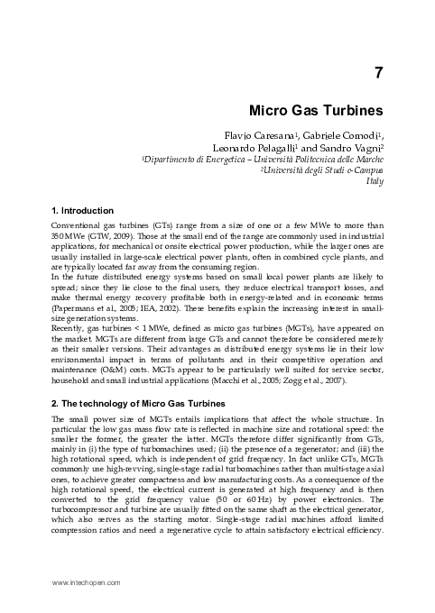 (PDF) Micro Gas Turbines