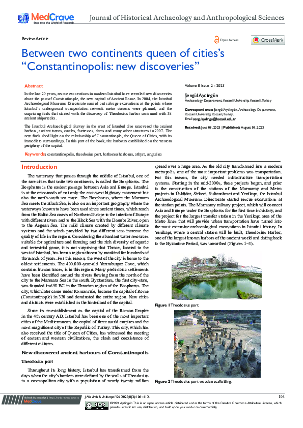 (PDF) Between two continents queen of cities's "Constantinopolis: new ...