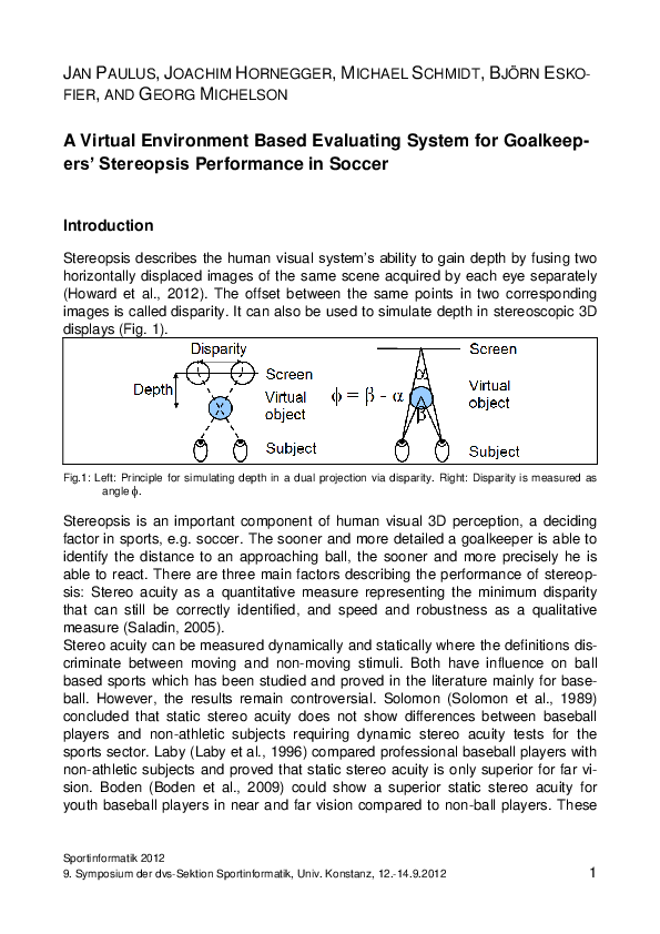 (PDF) A Virtual Environment Based Evaluating System for Goalkeep-ers ...