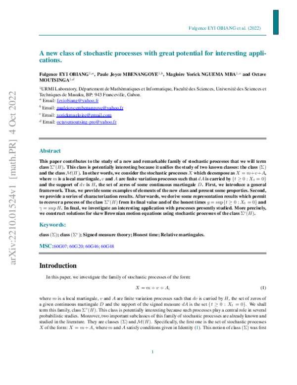 (PDF) A new class of stochastic processes with great potential for ...
