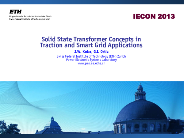 (PDF) Solid State Transformer Concepts in Traction and Smart Grid ...