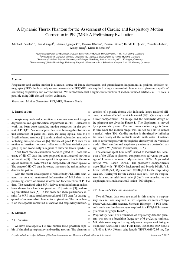 (PDF) A dynamic thorax phantom for the assessment of cardiac and ...