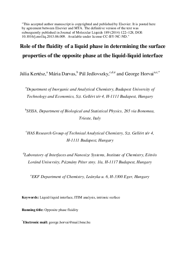 (PDF) Role of the fluidity of a liquid phase in determining the surface ...