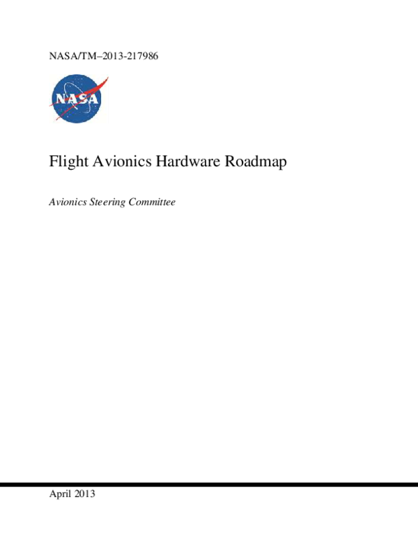 (PDF) Flight Avionics Hardware Roadmap