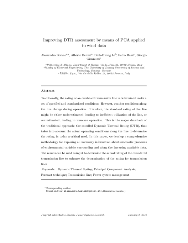 (PDF) Improving DTR assessment by means of PCA applied to wind data