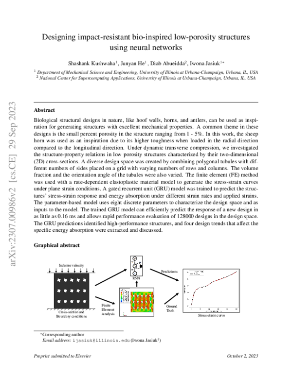 (PDF) Effect of the cross-section architecture on the impact resistance of bio-inspired low ...