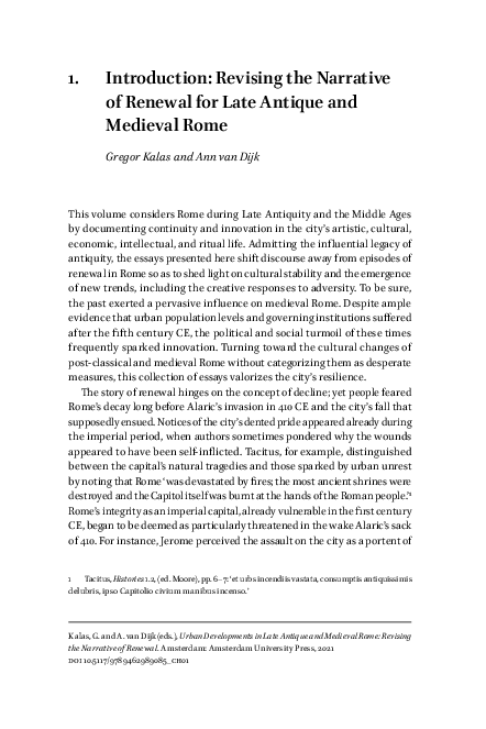 (PDF) Ann van Dijk and Gregor Kalas. Introduction: Revising the ...