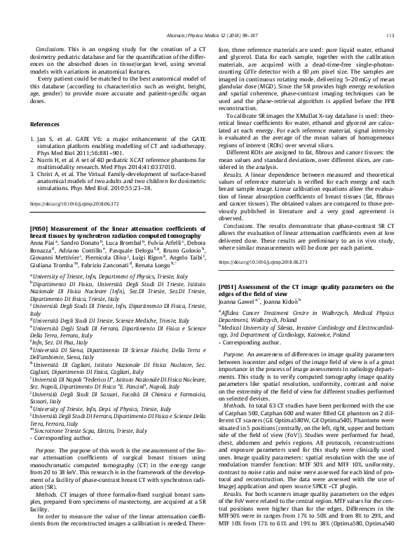 (PDF) [P051] Assessment of the CT image quality parameters on the edges ...