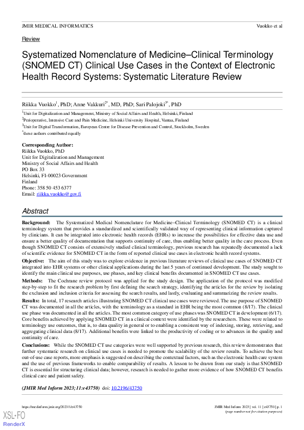 (PDF) Systematized Nomenclature of Medicine–Clinical Terminology ...