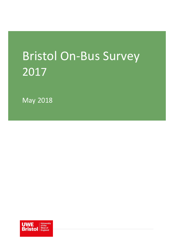 (PDF) Bristol on-bus survey 2017