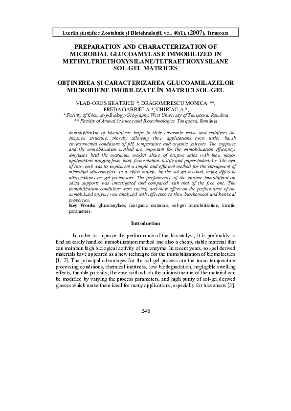 (PDF) Preparation and Characterization of Microbial Glucoamylase ...