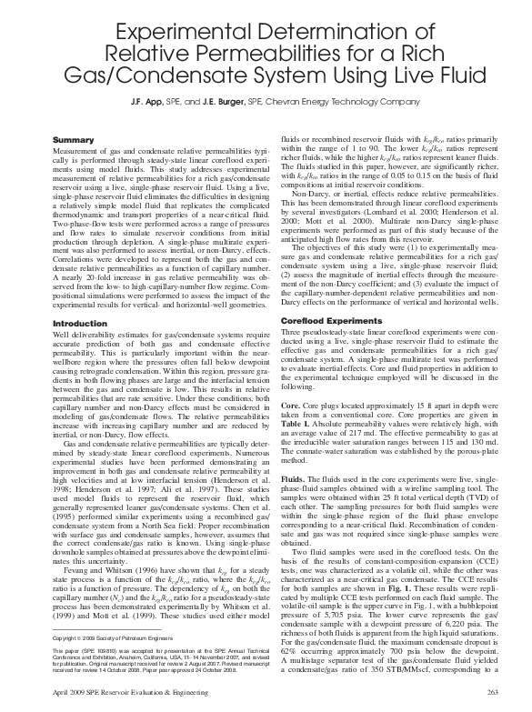(PDF) Experimental Determination of Relative Permeability of Sand