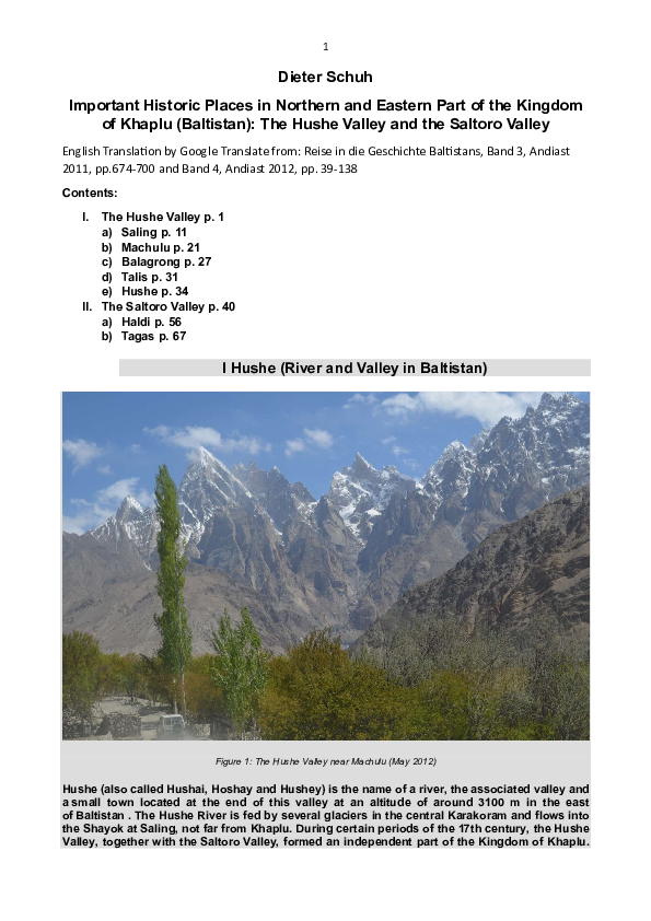(PDF) Important Historic Places in Northern and Eastern Part of the ...