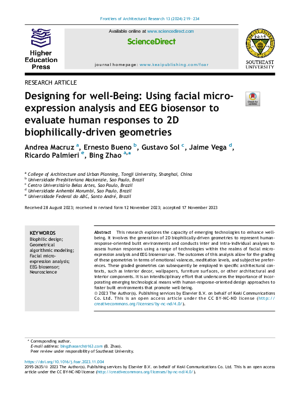 (PDF) Designing for well-Being: Using facial microexpression analysis ...