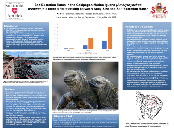 (PDF) Salt Excretion Rates in the Galápagos Marine Iguana ...