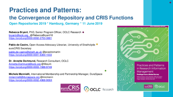 (PDF) Practices and Patterns: the Convergence of Repository and CRIS ...