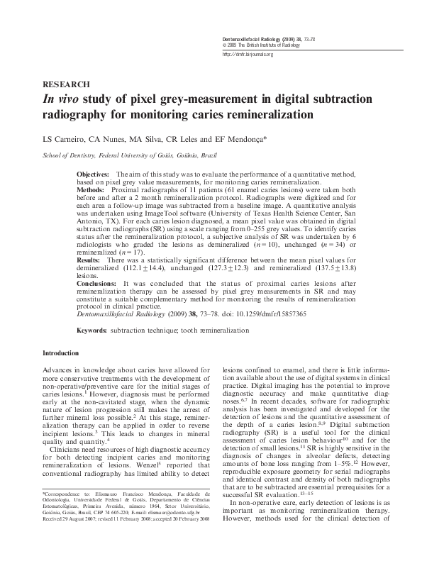 (PDF) In vivostudy of pixel grey-measurement in digital subtraction ...
