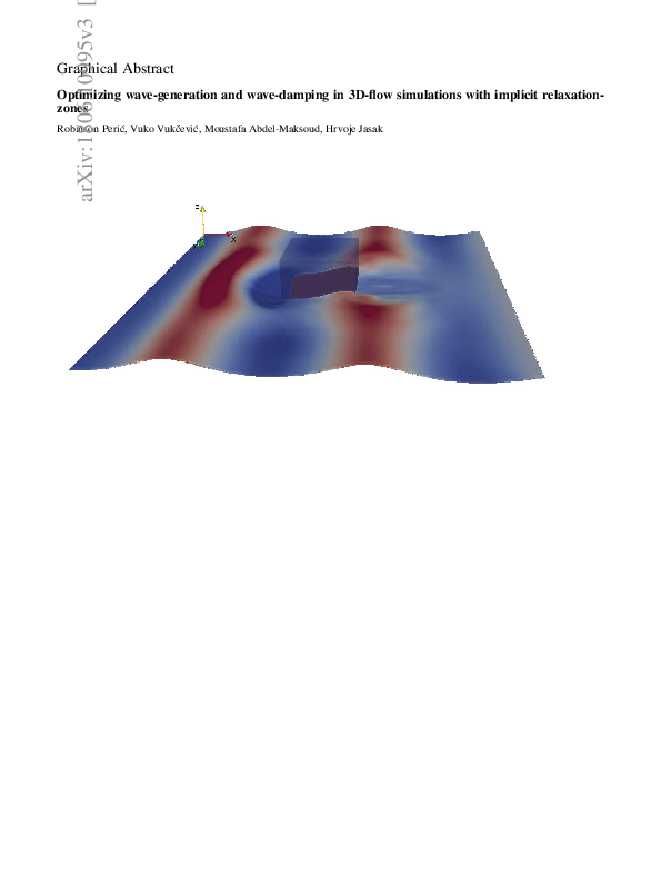 (PDF) Optimizing wave-generation and wave-damping in 3D-flow simulations with implicit ...